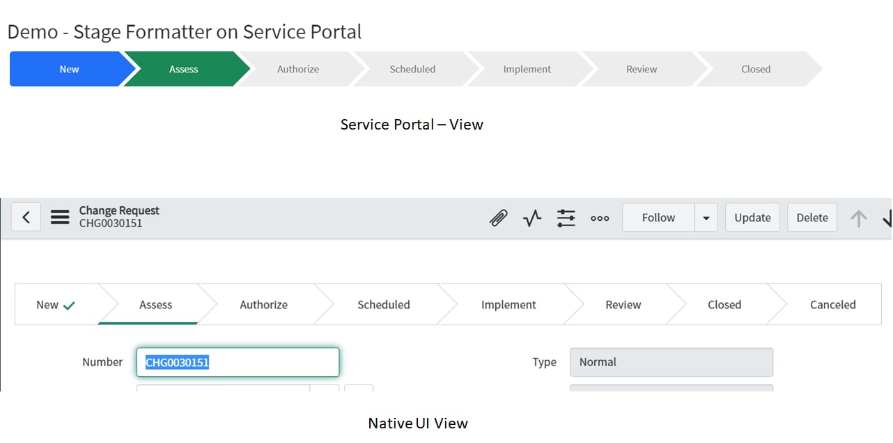 Stage / Process Formatter on Service Portal - ServiceNow Community
